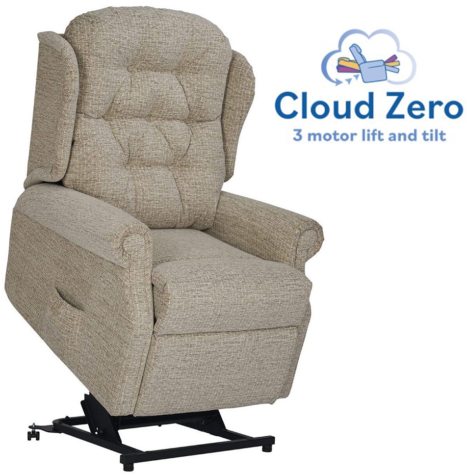Celebrity Woburn Standard Cloud Zero Riser Recliner Power Chair with ...