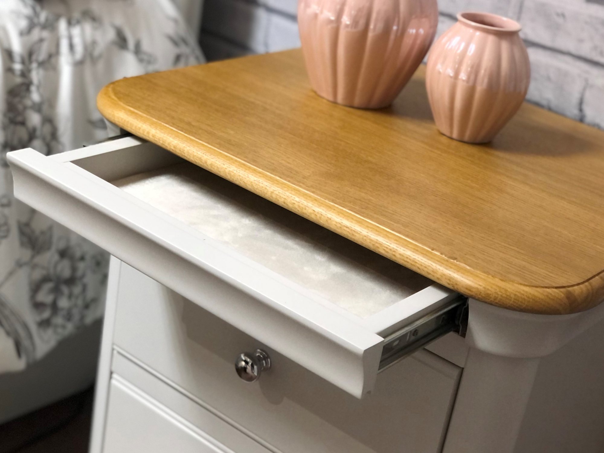 Cromwell Premier 832PR Bedside Chest - 3 Drawers - Fairway Furniture