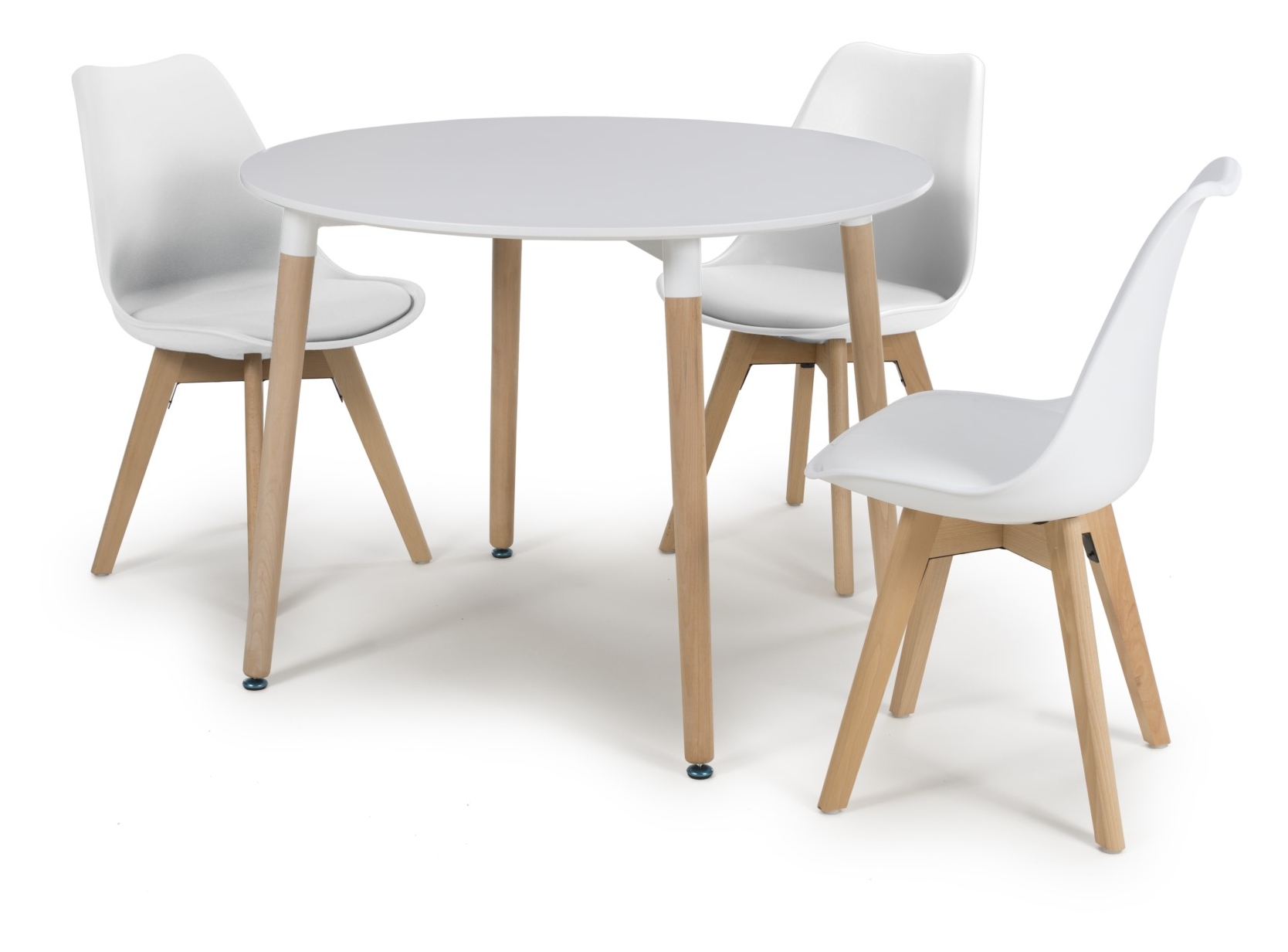 Fairway Furniture Utah Round Fixed Top Dining Table - 100cm - Fairway ...