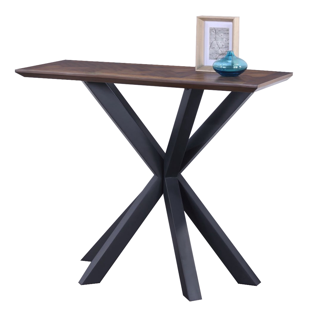 Feels Like Home Neptune Console Table - Rectangular Parquet Top ...