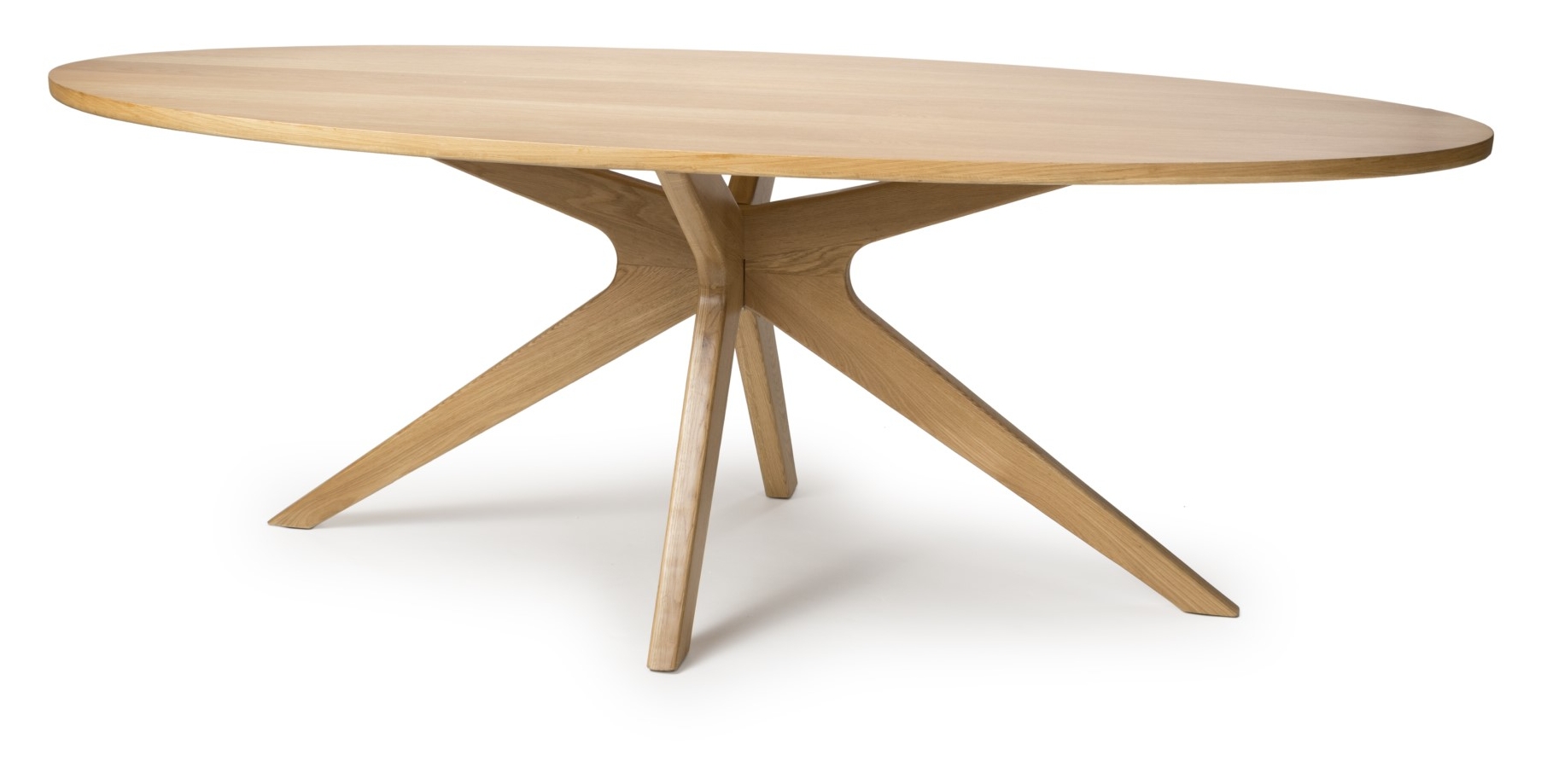Fairway Furniture Haven Oval Fixed Top Dining Table - Star Base - 200cm ...