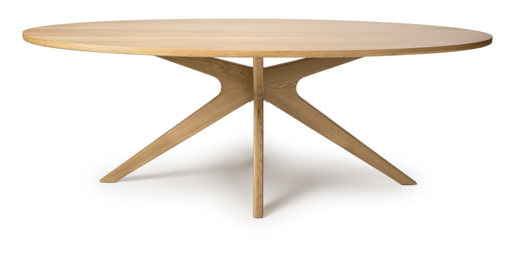 Fairway Furniture Haven Oval Fixed Top Dining Table - Star Base - 200cm ...