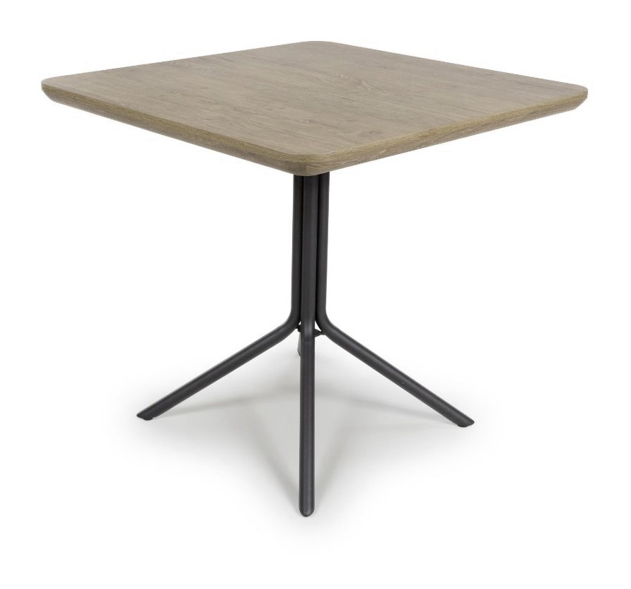 Tribeca Square Fixed Top Dining Table - 80cm - Fairway Furniture