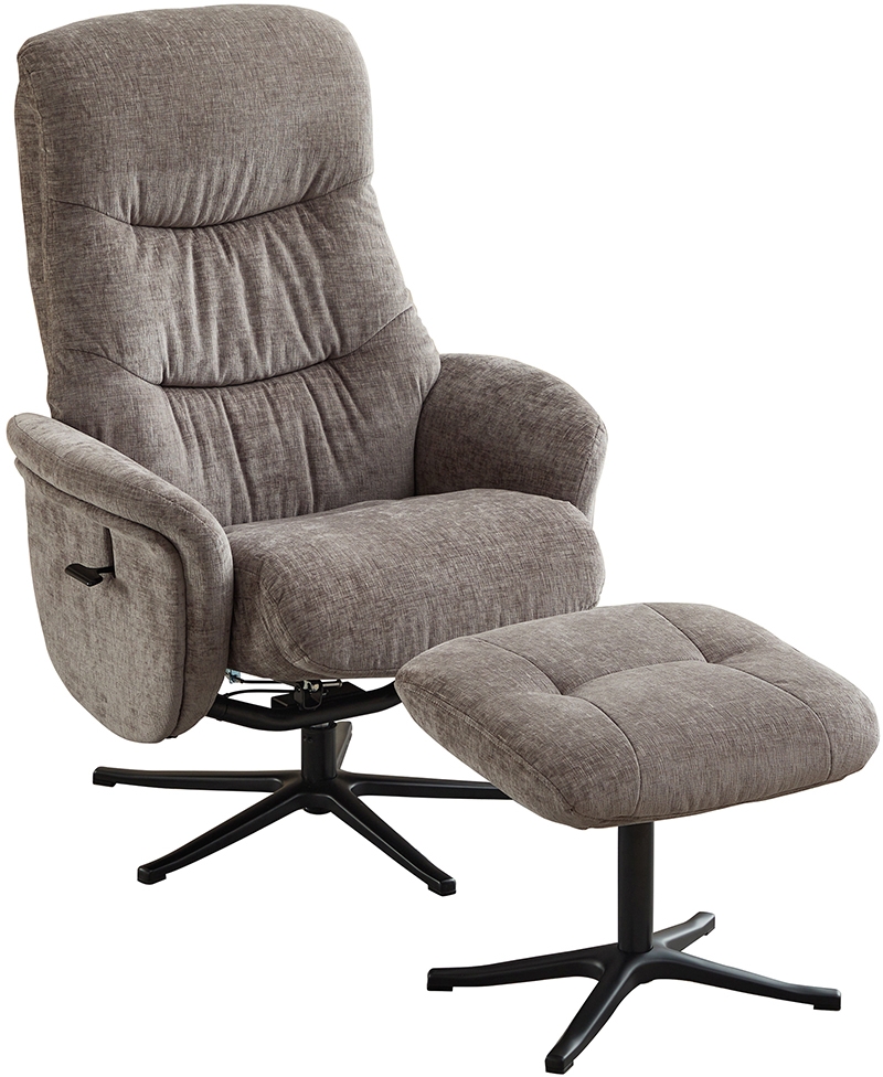 Fairway Furniture Naples Swivel Recliner Chair and Stool Set - Fairway ...